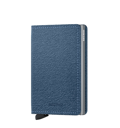 SECRID Slimwallet Twist Jeans blue OnlineShop.Portemonnaie Online Shop